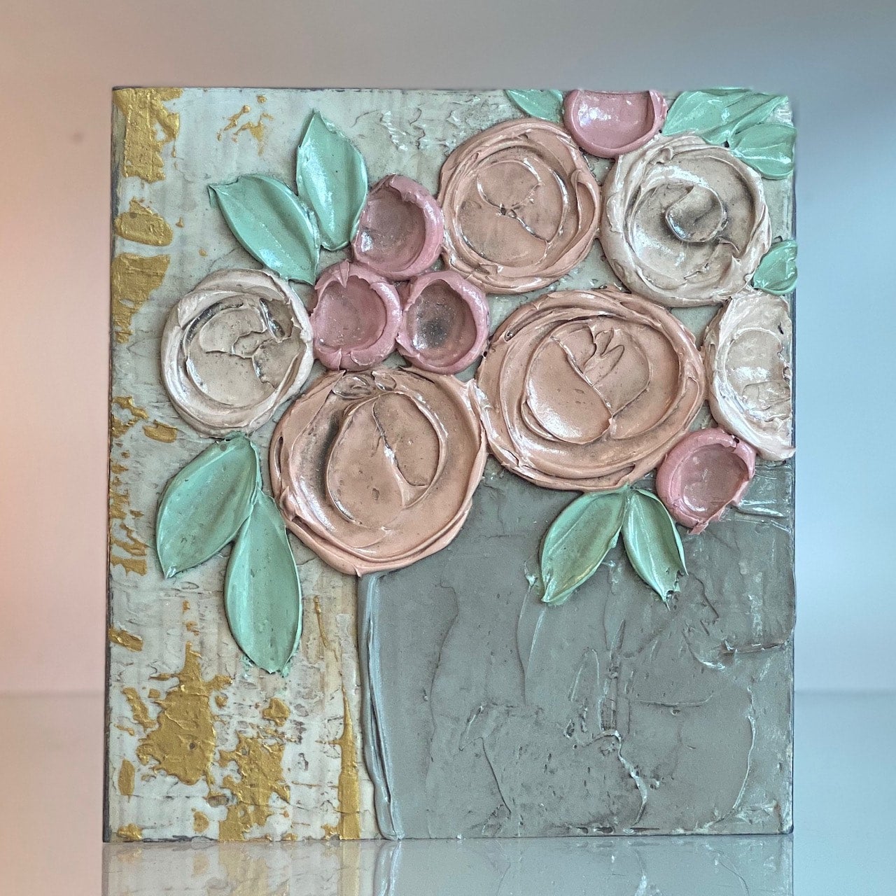 Big Square Colorful Bouquet Block | Simply Sterling & Company