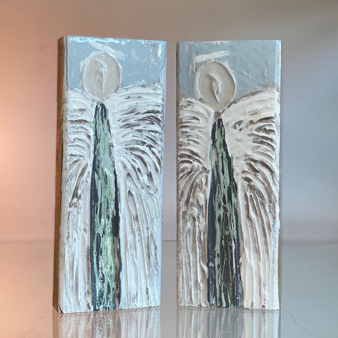 Medium Rectangle Angel Blocks | Simply Sterling & Company