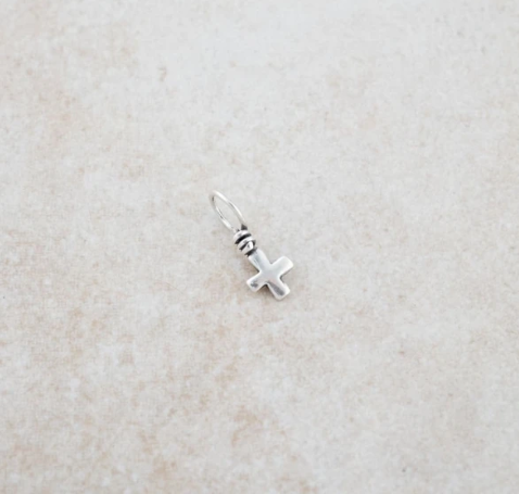 Mini Cross Charm | Simply Sterling & Company