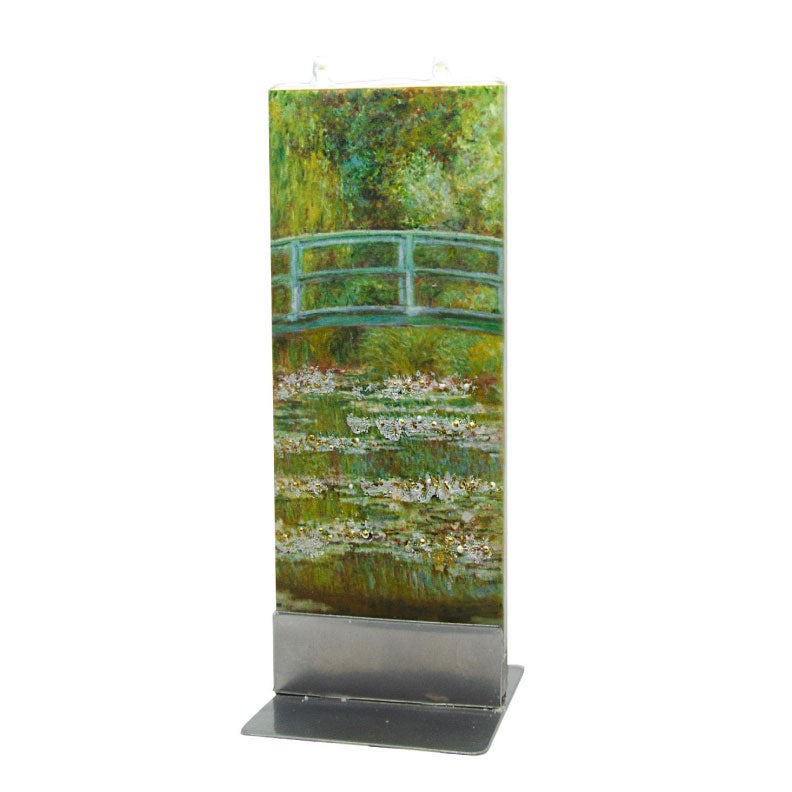 Claude Monet's Japanese Footbridge Handmade Flat Candle | Simply ...